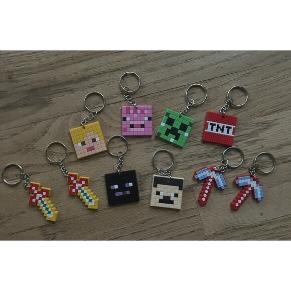 Toys | New Set Of 1 Minecraft Keychains | Poshmark